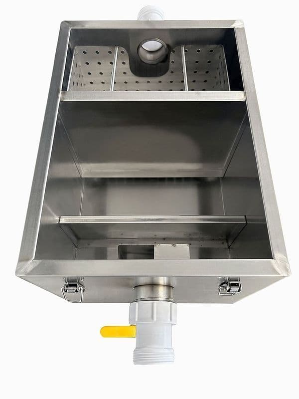 Stainless Steel 5KG - 16 Litre Grease Trap - Fat Separator