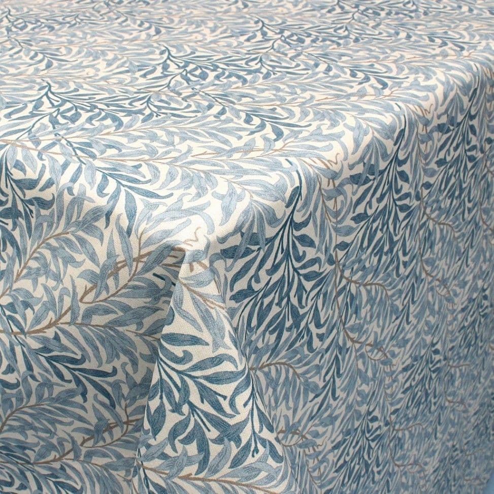 Acrylic Coated Cotton Fabric Morris Willow Azure