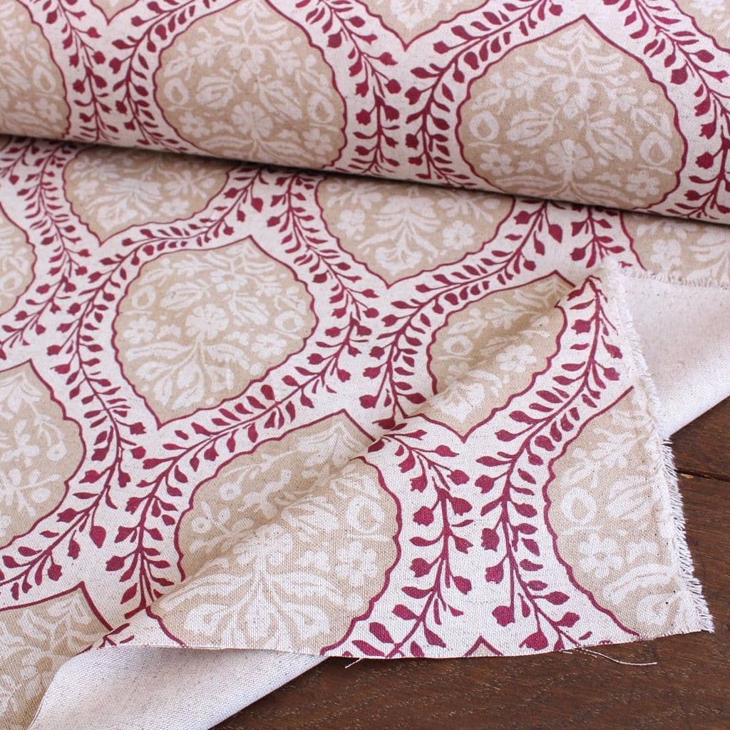 Recycled Cotton Organic Linen Fabric Dehli Linen