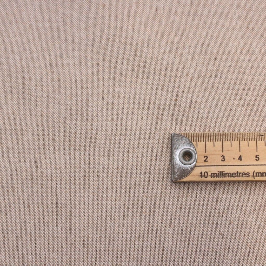 Recycled Linen Look Fabric - Plain Natural