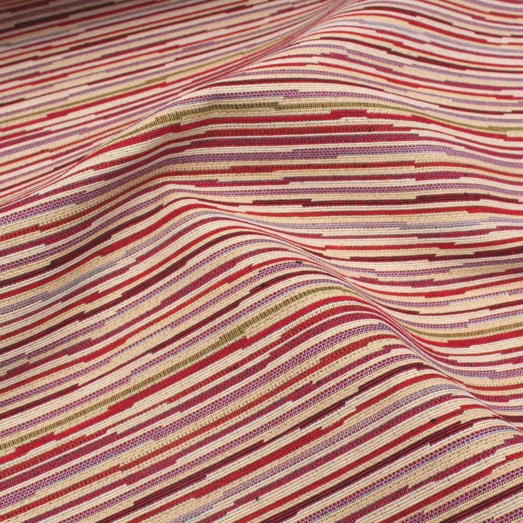 Tapestry Fabric Jagged Stripes