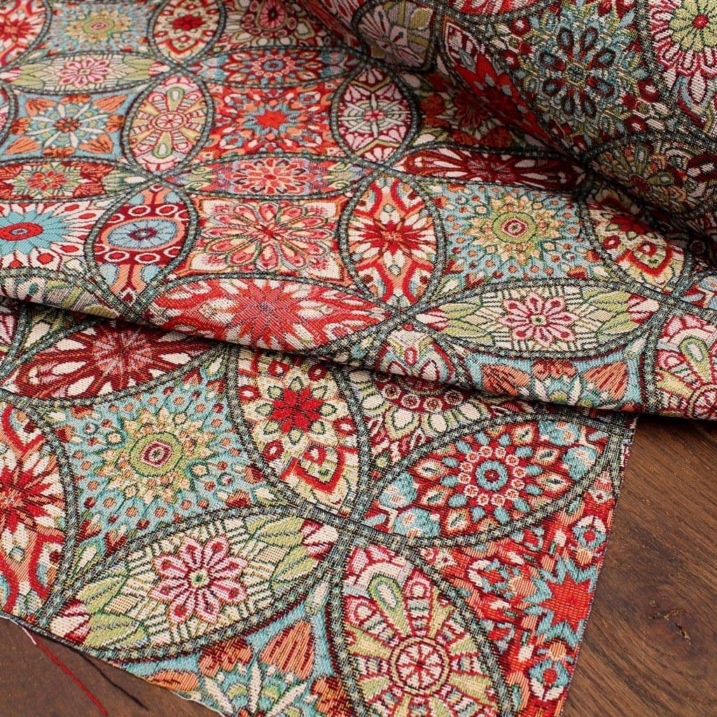 Tapestry Fabric Mandala Circles