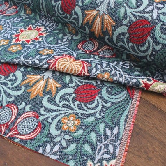 Tapestry Fabric Morris Persian Blue