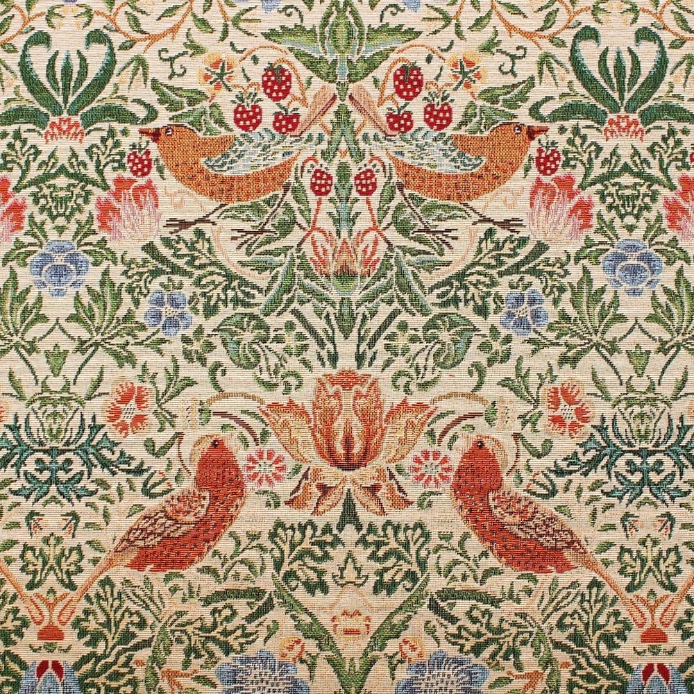 Tapestry Fabric Morris Strawberry Thief Natural