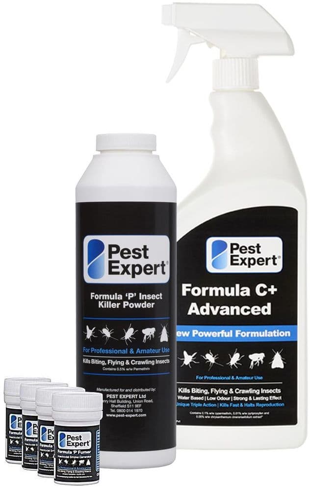 Pest Expert Cluster Fly Killer Kit with Smoke Bombs