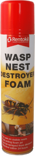 Rentokil Wasp Destroyer Foam 300ml Aerosol