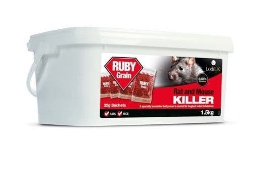 Difenacoum Rat and Mouse Poison Bait Sachets 15 x 100g