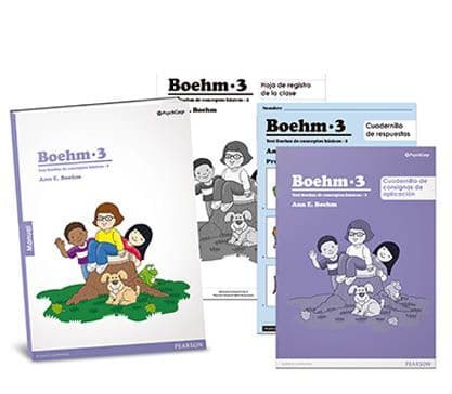 BOEHM-3 TEST BOEHM DE CONCEPTOS BASICOS-3 Prueba Completa Editorial Pearson