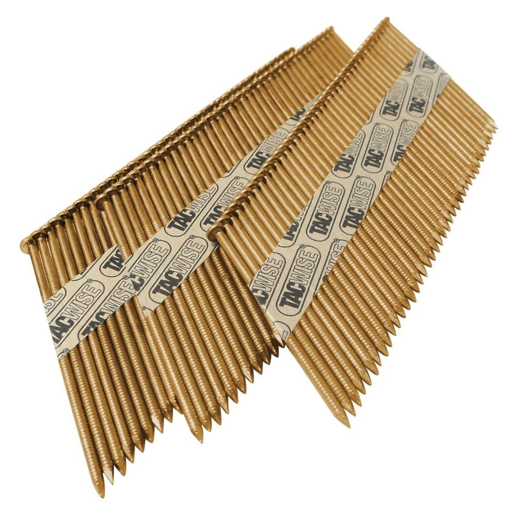 Tacwise 3 1 x 90mm Extra Galvanised Plain 34 Paper Collated Strip Nails ...