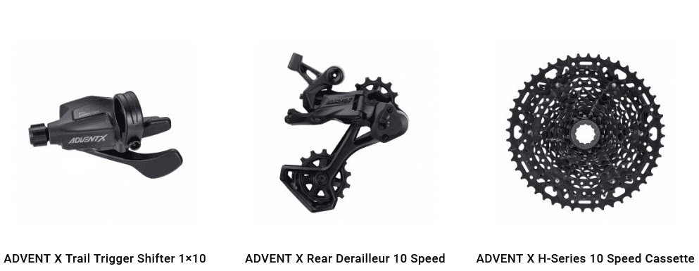 microSHIFT Advent X 1 x 10 Kit - G104 Cassette