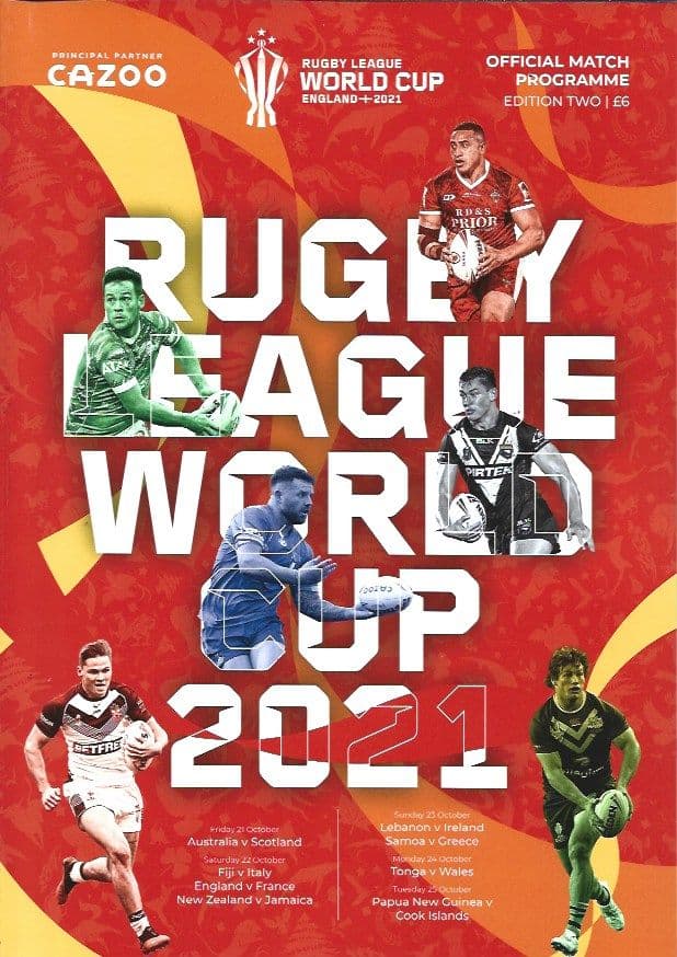 2021 Rugby League World Cup Official Programme Issue 2