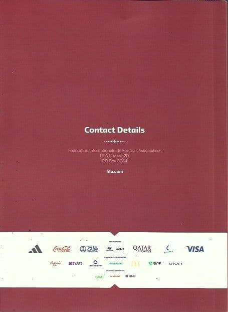 2022 FIFA World Cup - Official Tournament Programme / Fan Guide - 134 pages