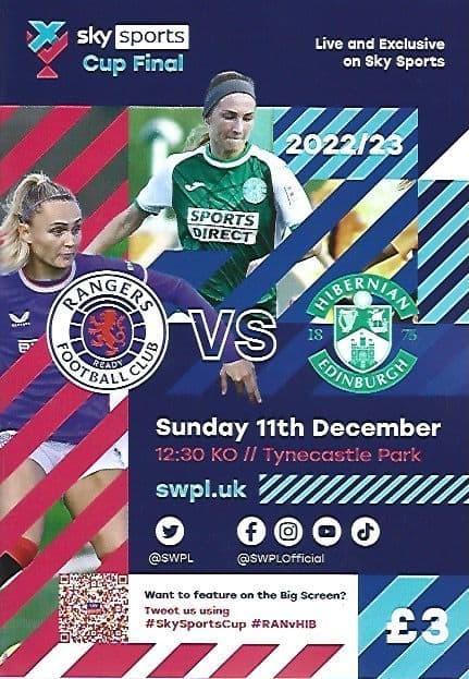 2022 Sky Sports Cup Final Rangers Women v Hibernian Women Official ...