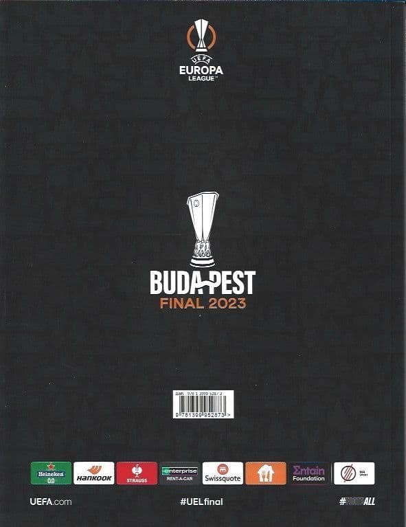 2023 UEFA Europa League Final Official Programme - 31st May 2023