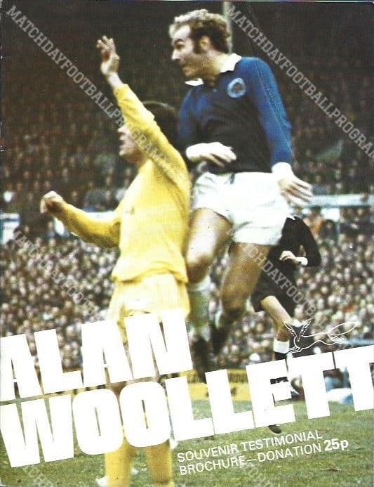 Alan Woollett Official Testimonial Brochure 1976/1977