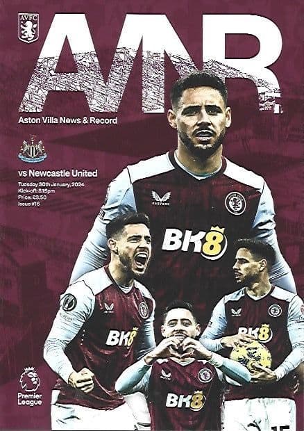 Aston Villa v Newcastle United Official Premier League Matchday ...