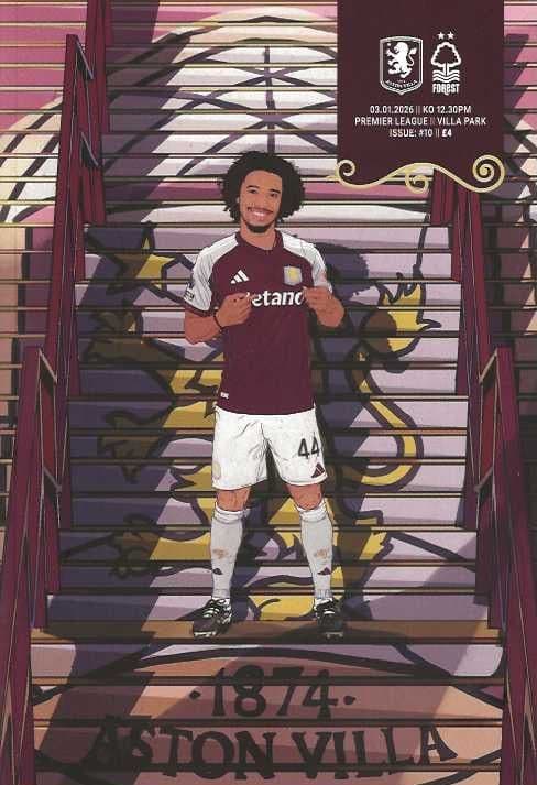 Aston Villa v Nottingham Forest Official Matchday Programme 2025/26 ...