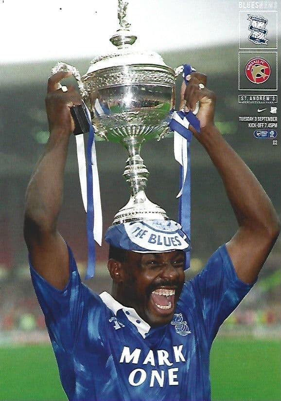 Birmingham City v Walsall BSM Trophy Official Matchday Programme 2024/ ...