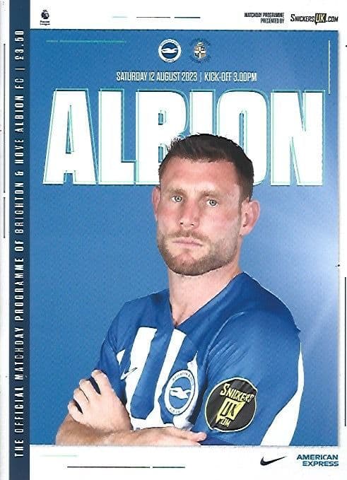 Brighton & Hove Albion v Luton Town Official Premier League Matchday ...