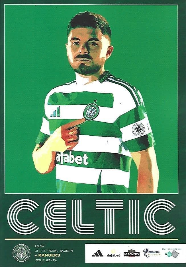 Celtic v Rangers Official Matchday Programme 2024/25 - 1st September 2024