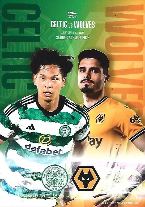 Celtic v Wolverhampton Wanderers Pre-Season Friendly Official Matchday ...