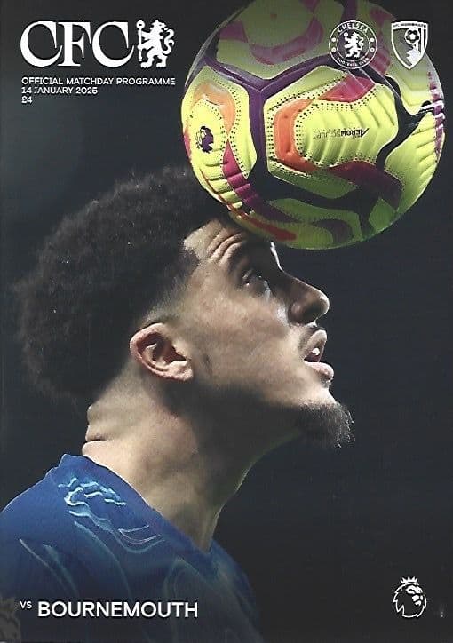 Chelsea v Bournemouth Official Matchday Programme 2024/25 - 14th ...