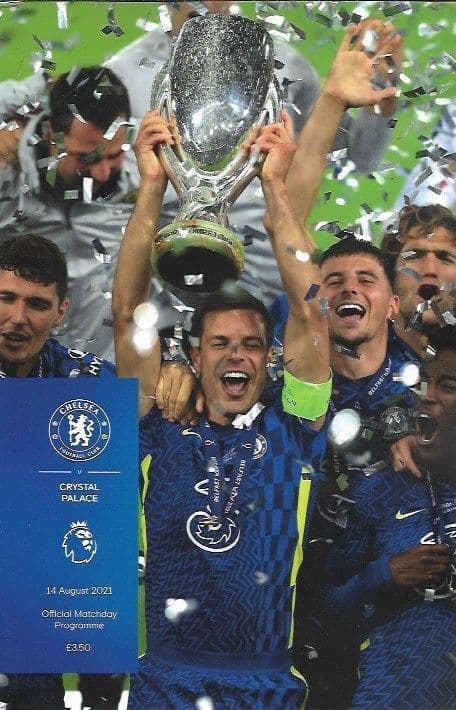 Chelsea v Crystal Palace Premier League Matchday Programme 2021/2022 ...