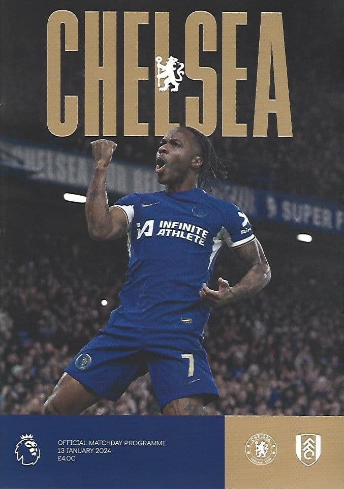 Chelsea v Fulham Official Premier League Matchday Programme 23/24 ...