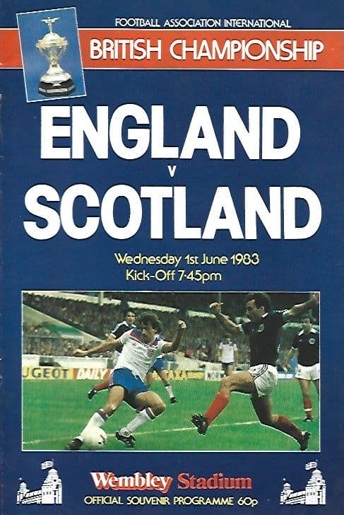 England v Scotland 1st June 1983 British Championships