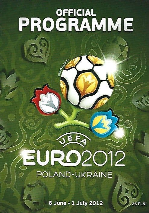 EURO 2012 OFFICIAL TOURNAMENT PROGRAMME ENGLISH LANGUAGE EDITION