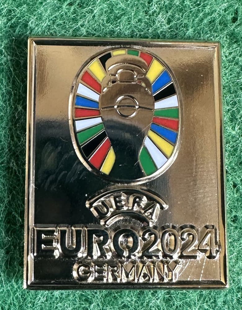 Euro 2024 Germany Logo GOLD Enamel Pin Badge