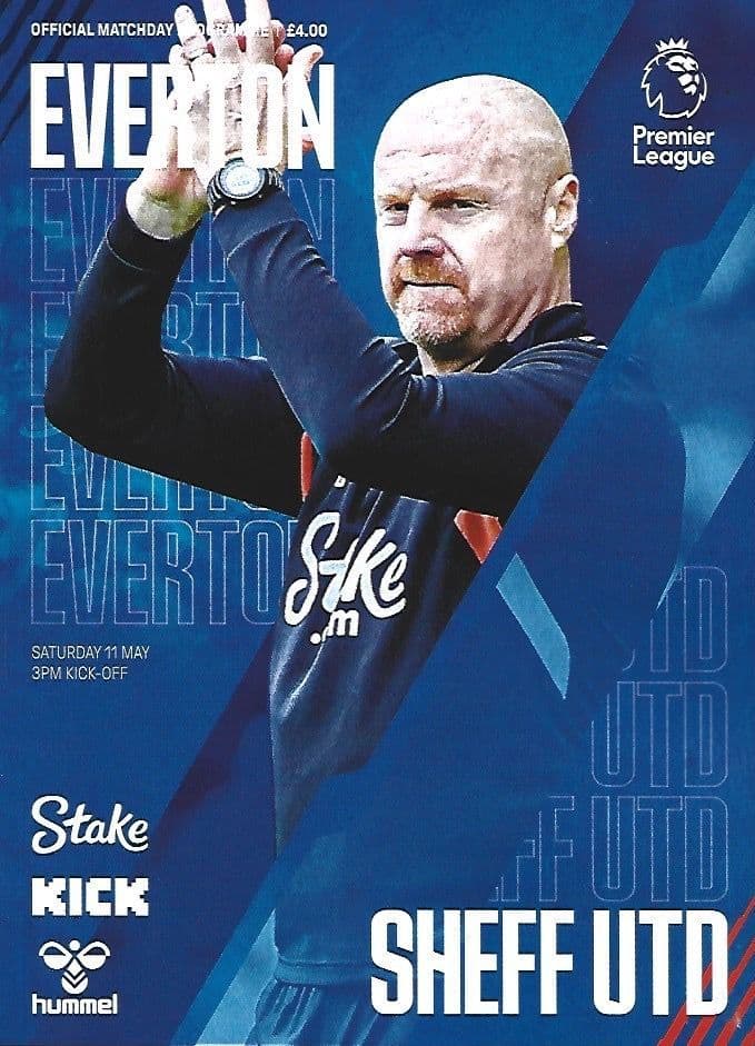 Everton v Sheffield United Official Premier League Matchday Programme ...