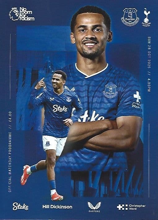 Everton v Tottenham Hotspur Official Matchday Programme 2025/26 - 26th ...