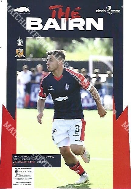 Falkirk v Alloa Athletic Official Matchday Programme 23/24 - 28th October 2023