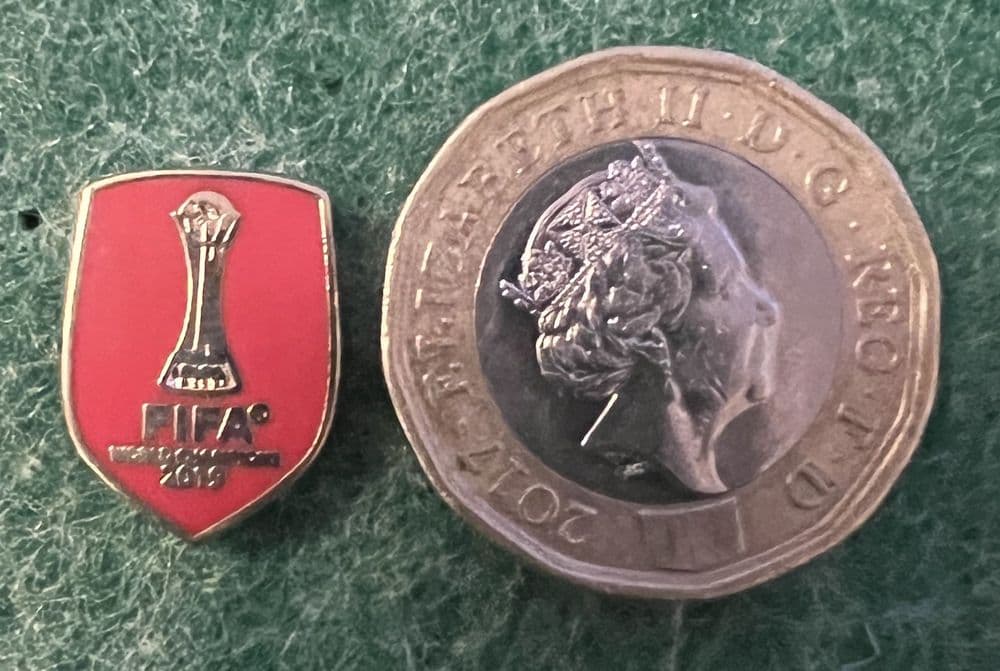 FIFA World Club Championship Enamel Pin Badge - RED