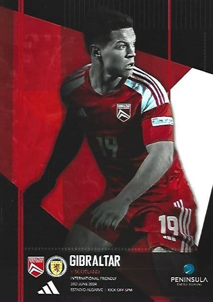 Gibraltar v Scotland International Friendly PDF Printed Matchday Programme 23/24 - 3rd June 2024