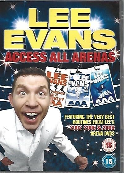 Lee Evans Access All Arenas - Genuine Region 2 DVD