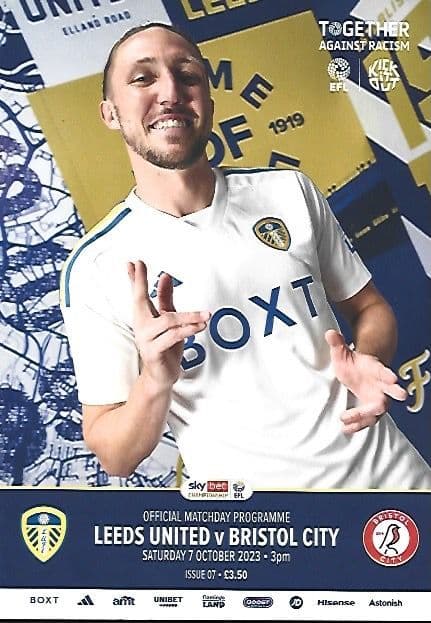 Leeds United v Bristol City Official Matchday Programme 23/24 - 7th ...