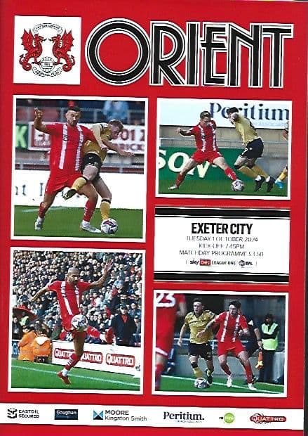 Leyton Orient v Exeter City 1st October 2024 Official Matchday ...