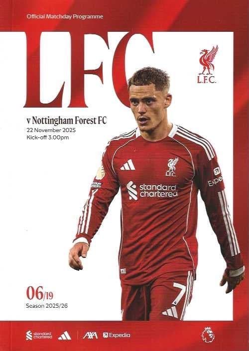 Liverpool v Nottingham Forest Official Premier League Matchday ...