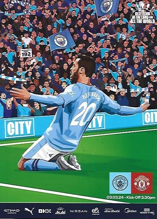 Manchester City v Manchester United Official Premier League Matchday ...