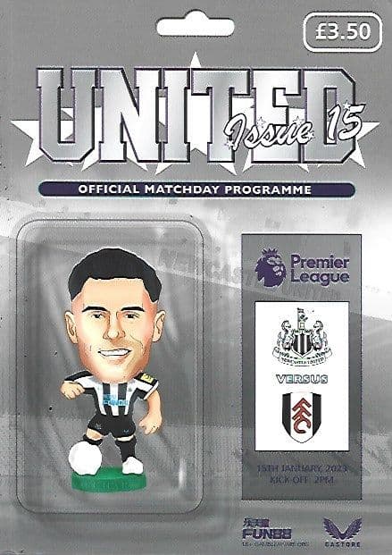 Newcastle United v Fulham Official Matchday Programme 2022/2023 - 15th ...