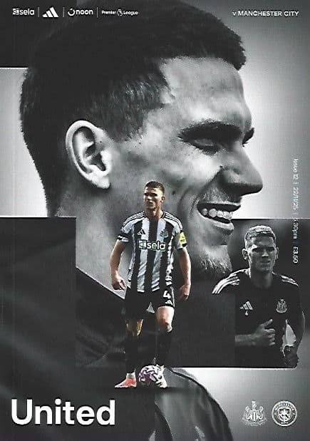 Newcastle United v Manchester City Official Matchday Programme 2025/26 ...