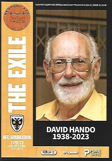 Newport County v Wimbledon 21st January 2023 Official Matchday ...