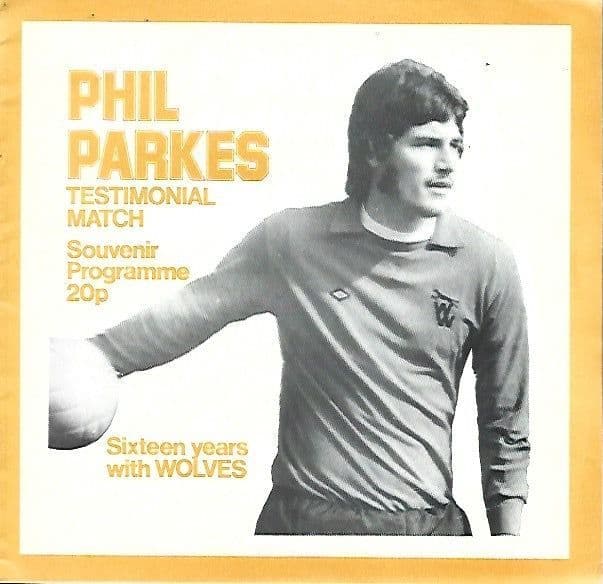 Phil Parks Testimonial 27th February 1978 Official Matchday Programme