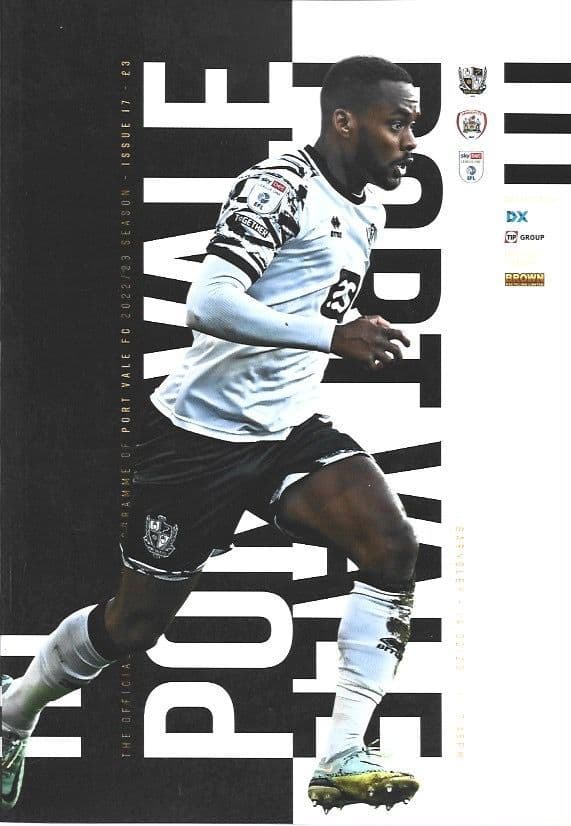 Port Vale v Barnsley Official Matchday Programme 22/23 - 14th February 2023