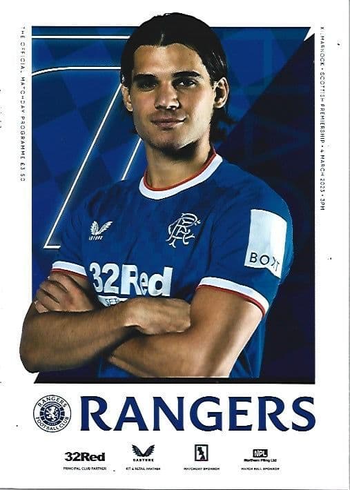 Rangers v Kilmarnock Official Matchday Programme 22/23 - 4th March 2023
