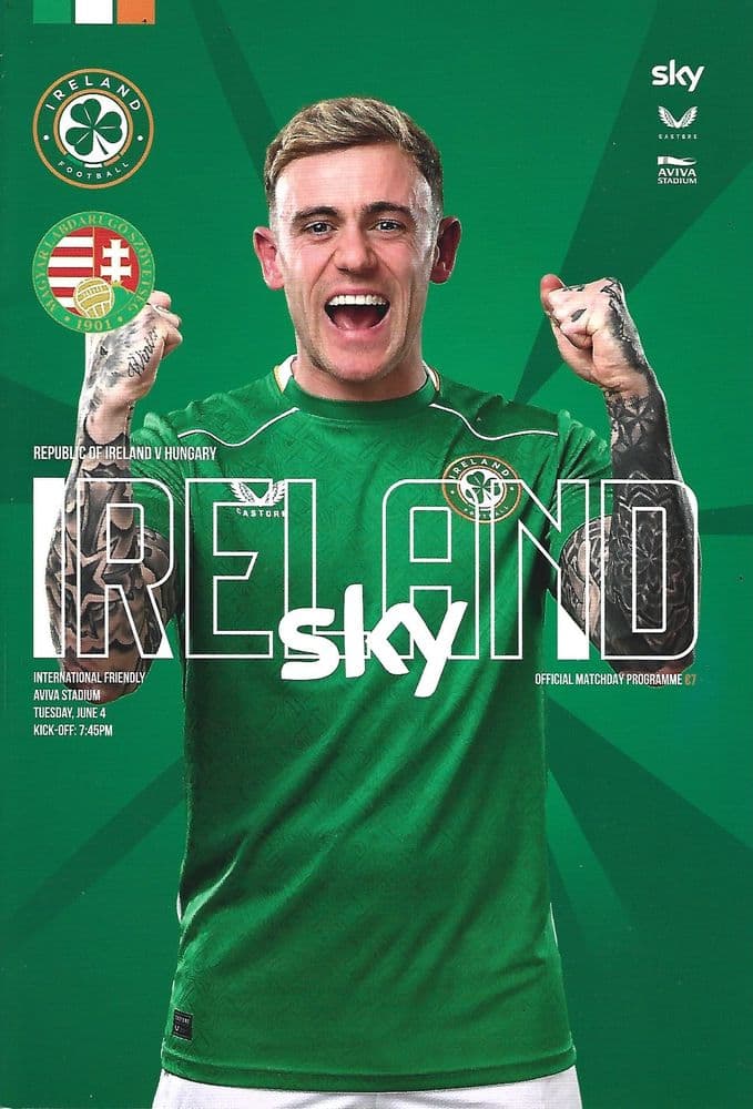 Republic of Ireland v Hungary Official Match Programme 23/24 - 4th June ...