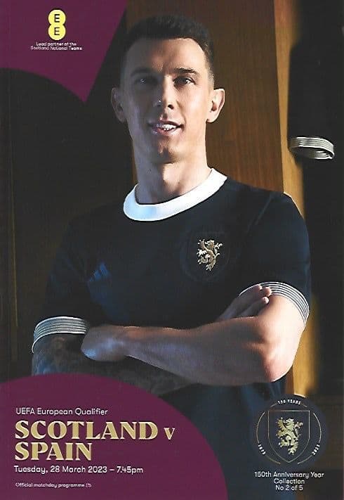 Scotland v Spain Official Euro 2024 Qualifier Matchday Programme 22/23 ...