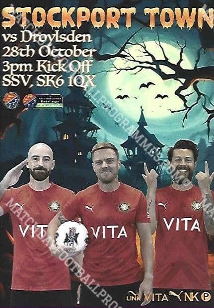 Stockport Town v Droylsden 28th October 2023 Official Matchday ...